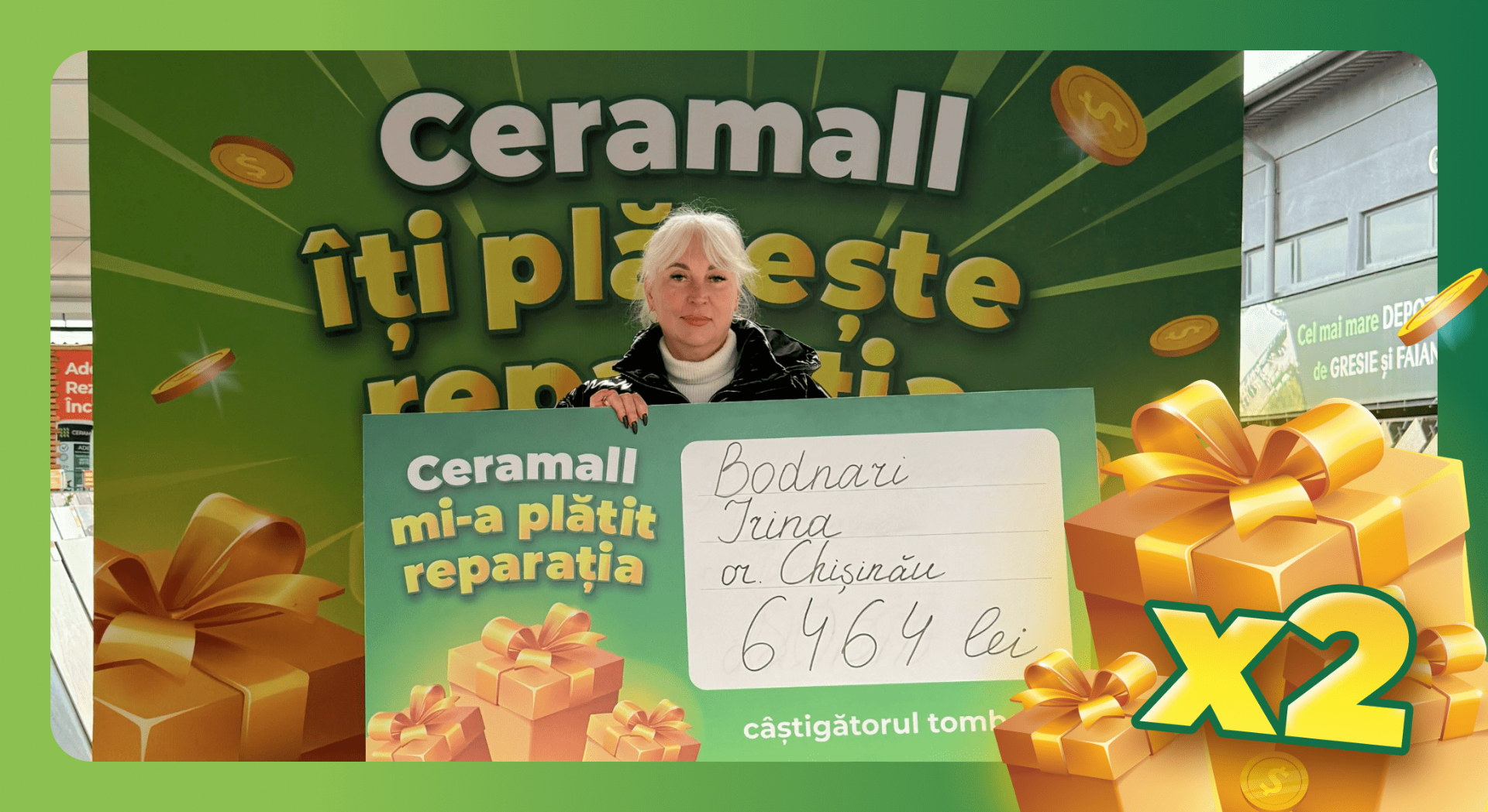 Tombola „Ceramall îți plătește reparația” | Ediția a doua