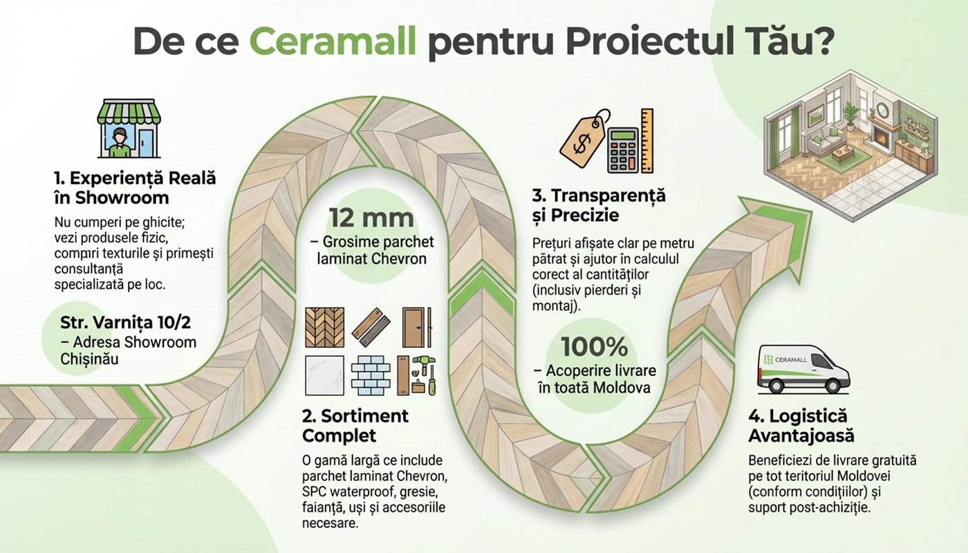 Parchet Chevron 2025–2026: tendințe și modele noi | Ceramall