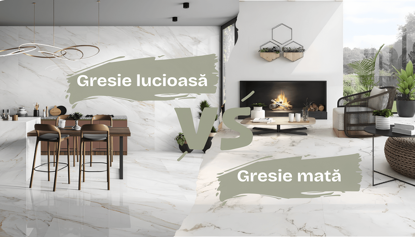 Gresie mată vs. lucioasă – Descoperă opțiunea perfectă | Ceramall